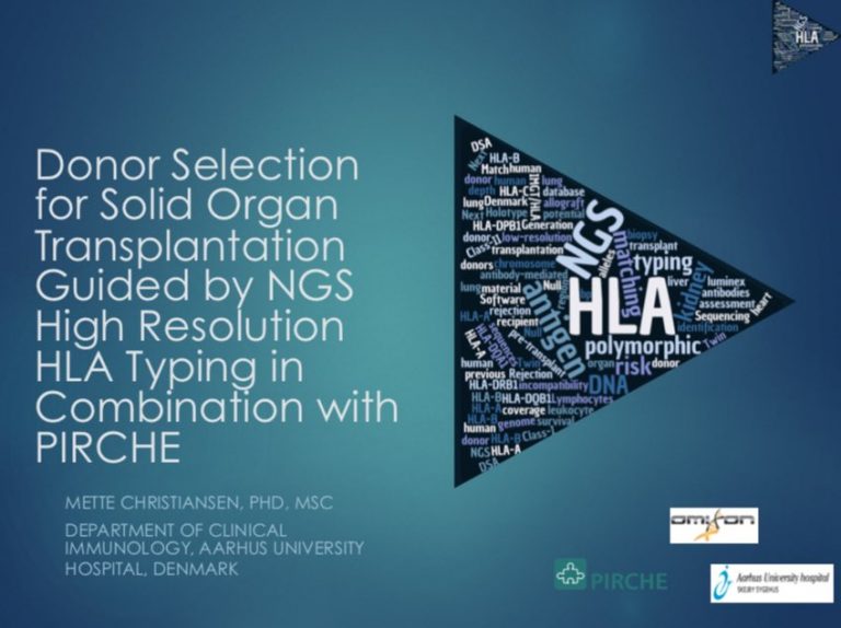 Donor Selection for SOT Guided by NGS High Resolution HLA Typing in ...